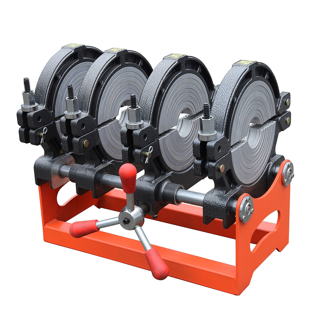 200mm PE pipe welding hot melt manual butt fusion welding machine - Buy ...